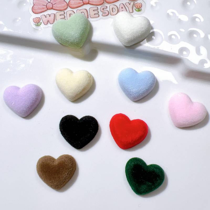 【A121】Flocking Heart-Blind Bag Series – DIYMOMOKO ART
